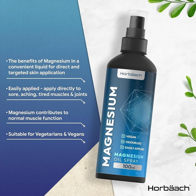 MAGNESIUM SPRAY FOR Restless Legs, Muscle Pain, Sleep | High Absorption ...