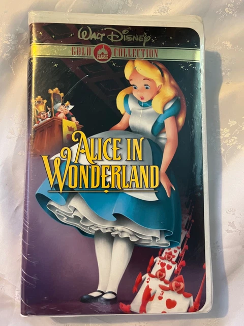WALT DISNEY'S ALICE IN WONDERLAND Gold Collection VHS New and Sealed ...