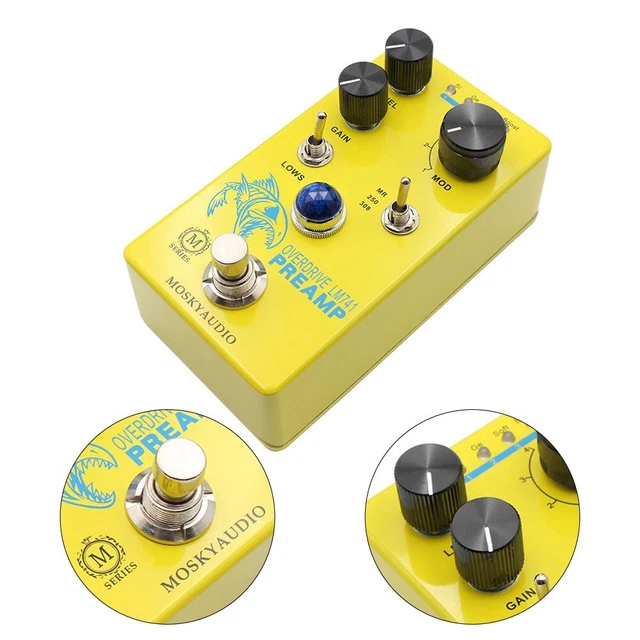 PRÉAMPLI MOSKY DISTORTION Overdrive élever le son de votre guitare 4 ...