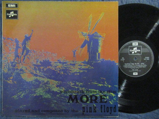 PINK FLOYD MORE / Reissue Soundtrack LP UK 1973 EMI COLUMBIA SCX 6346 ...