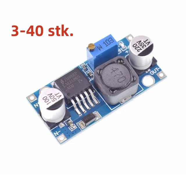 NEU LM2596S DC Step Down Spannungswandler Modul Regler LM2596S für ... NEU LM2596S DC Step Down Spannungswandler Modul Regler LM2596S für ...