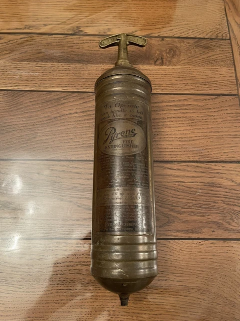 WW2 VERY RARE Air Ministry RAF 1936 Marked Pyrene Fire Extinguisher £79 ...