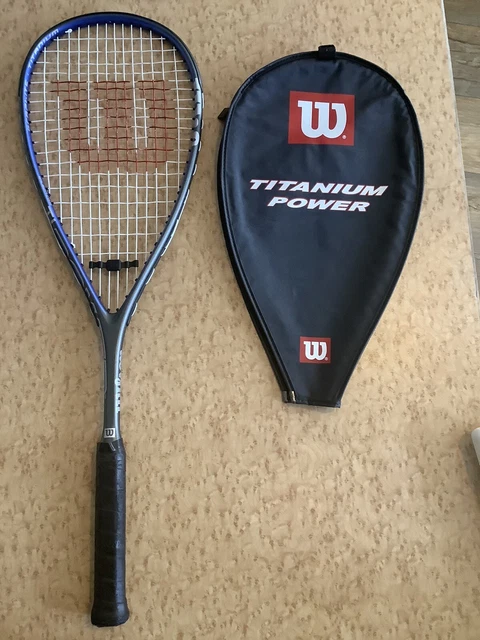 RAQUETTE WILSON TITANIUM Power Squash EUR 41,32 - PicClick FR