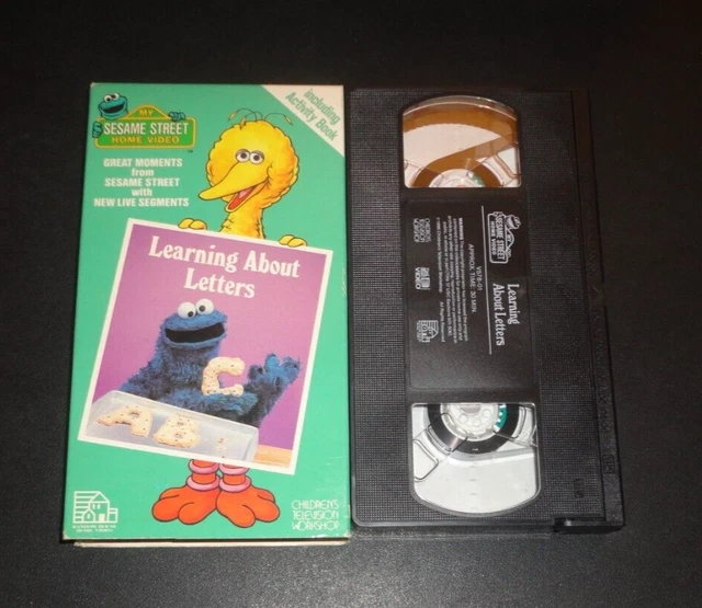 VHS SESAME STREET - Learning About Letters (VHS, 1986) £11.44 - PicClick UK