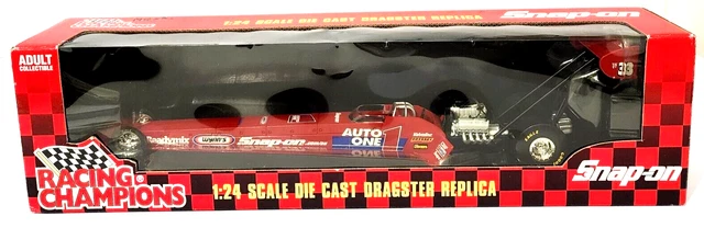 RACING CHAMPIONS 1:24 Scale Diecast Dragster Replica Snap-On Vintage ...