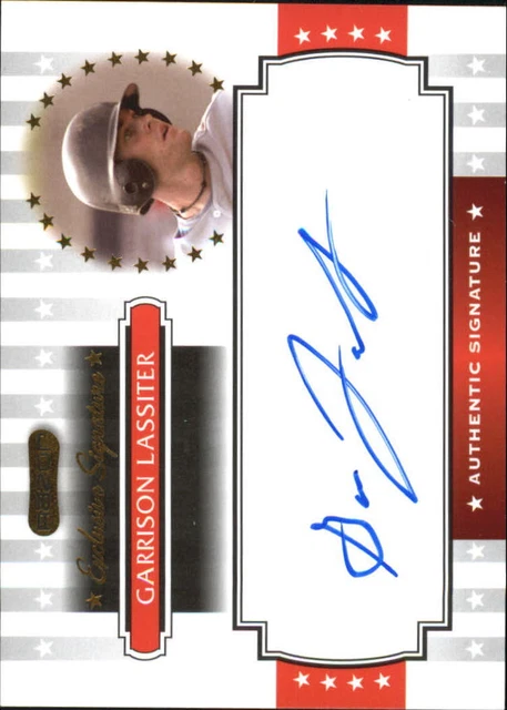 2008 RAZOR SIGNATURE Series autographes exclusifs #ES27 Garrison ...