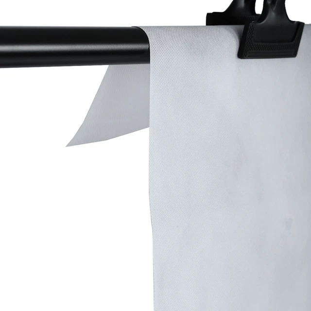 WHITE 1.6 * 1M Photography Studio Non-woven Screen Photo Backdrop ...