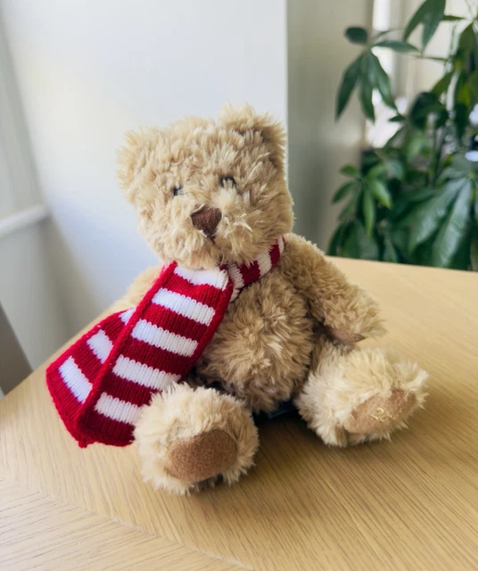 WAITROSE COLLECTIBLE WALLACE Brown Teddy Bear Christmas 2013 7 Inch £4. ...