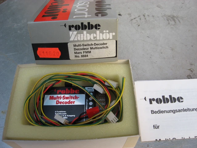 ROBBE 8884 MULTI Switch Decoder Neu / OVP mit Anleitung EUR 38,38 ...