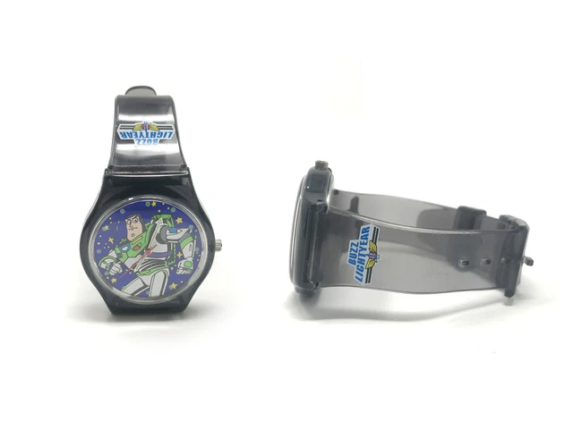 VINTAGE BUZZ LIGHTYEAR Watch Toy Story Disney Pixar Wristwatch 90s ...