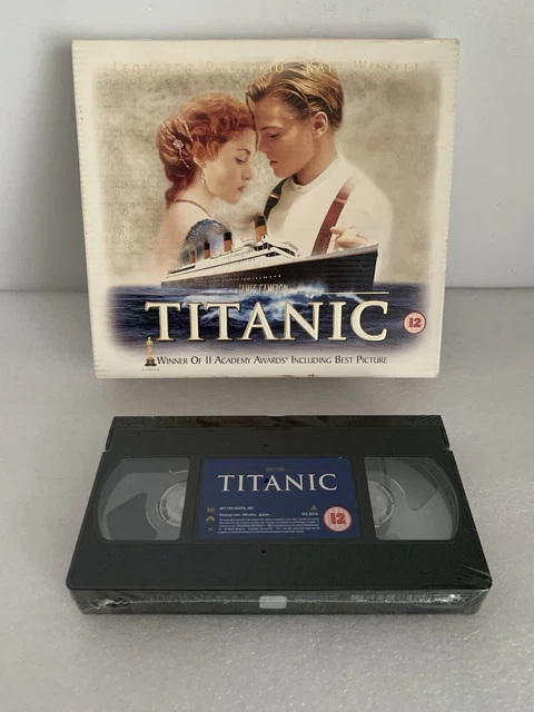 TITANIC ~ VHS 1998 Box Set ~ Video Is Factory Sealed ~ Please Read ...