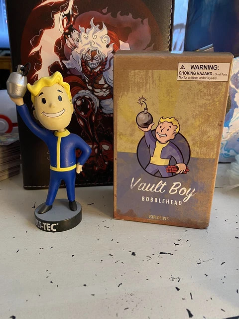 VAULT BOY EXPLOSIVES Bobblehead Bethesda Fallout Vault 101 With Series ...
