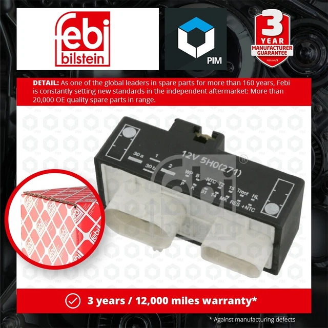 FAN CONTROL RELAY fits VW GOLF Mk4, Mk4 GTI 97 to 06 1J0919506K ...