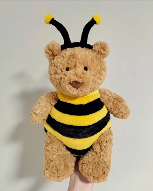 JELLYCAT YELLOW BEE PlushToy Stuffed Bumblebee Animal Soft Bartholomew ...