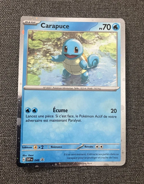 CARTE POKÉMON CARAPUCE SVP 048 Promo Blackstar Holo E&V FR EUR 1,00 ...