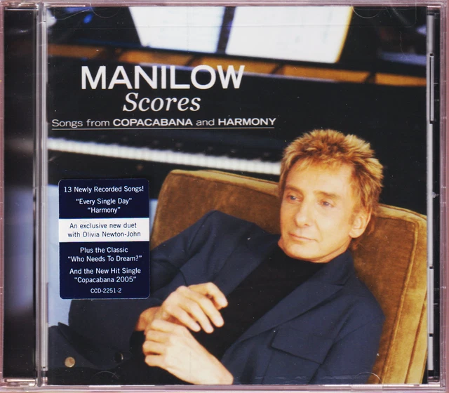 SCORES-SONGS FROM COPACABANA and Harmony by Barry Manilow (CD, 2004) $9 ...