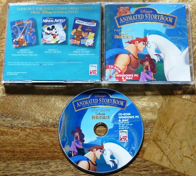 DISNEY’S ANIMATED STORYBOOK Hercules (PC CD-ROM) + Free UK Delviery £12 ...