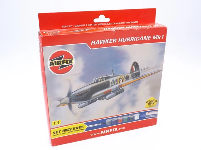 AIRFIX 02042G HAWKER Hurricane Mk1 Flugzeug Modell Bausatz 1:72 in OVP - NEU EUR 14,39 - PicClick DE