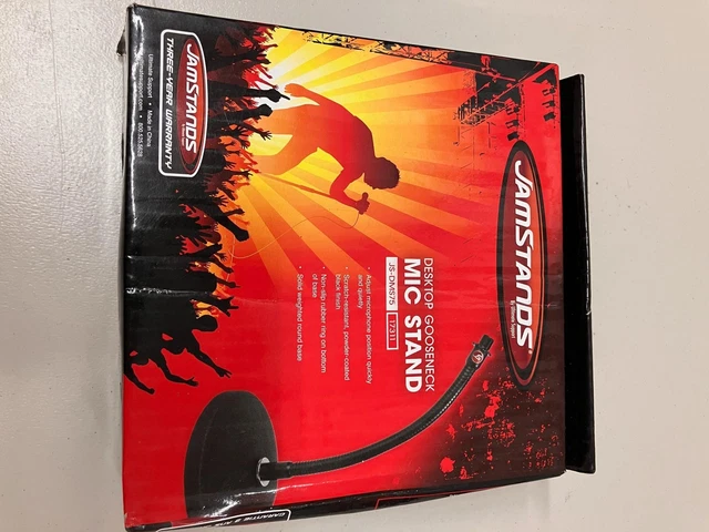 NEW ULTIMATE SUPPORT JamStands JS-DMS75 Table-Top Gooseneck Microphone ...