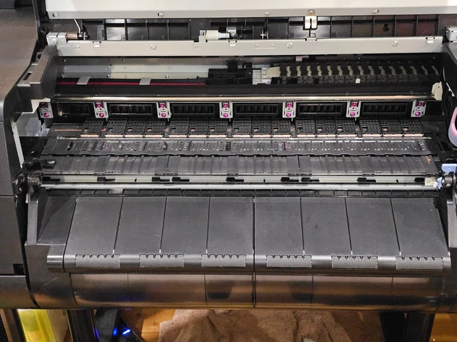 CANON IMAGEPROGRAF PRO-2100 SR inc 2 Extra Spools, Paper & Custom Print ...