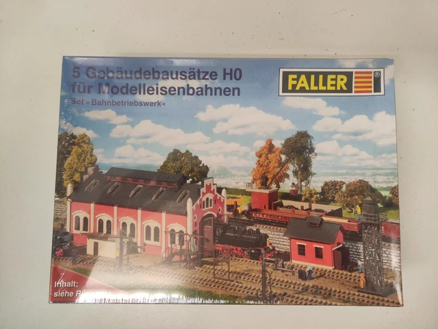 FALLER H0 BAUSATZ Bahnbetriebswerk in OVP EUR 39,99 - PicClick DE
