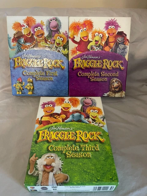 FRAGGLE ROCK DVD Complete Seasons 1-3 TV Series 1 2 3 Jim Henson £12.27 ...