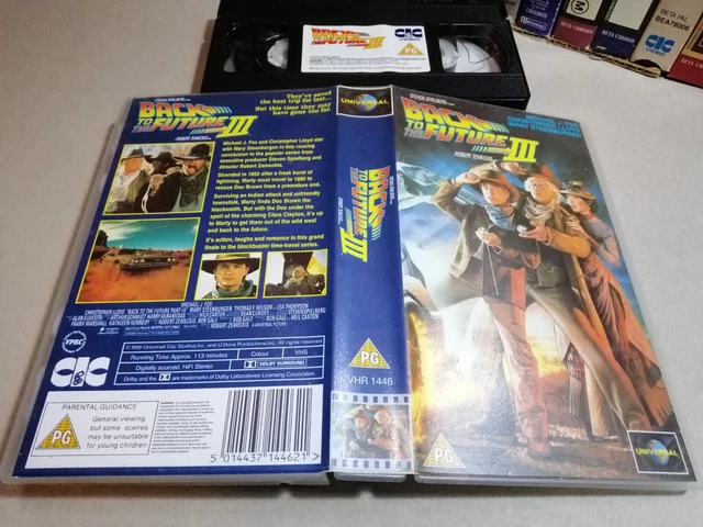 BACK TO THE FUTURE (1990) - UK Universal CIC 1st VHS release - Sci-Fi ...