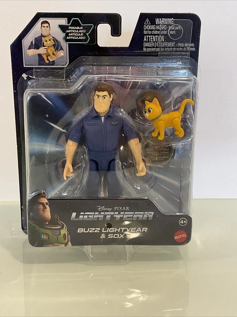 ENSEMBLE DE FIGURINES Disney Pixar LIGHTYEAR Movie Buzz Lightyear & Sox ...
