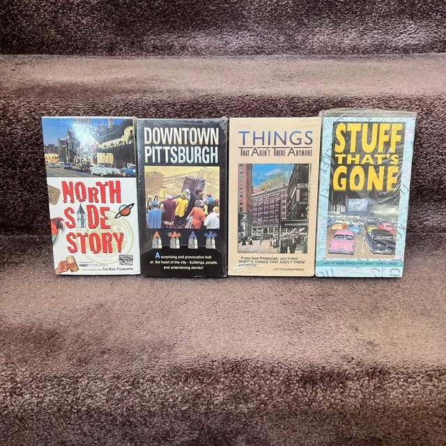PITTSBURGH, PENNSYLVANIA HISTORY 4 VHS Lot WQED Rick Seback Yinz ...