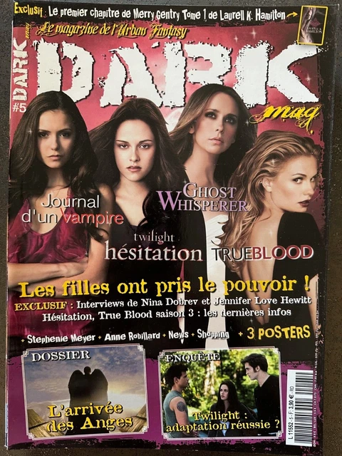 MAGAZINE DARK MAG n°5, Vampire Diaries, Twilight, True Blood, Ghost ...
