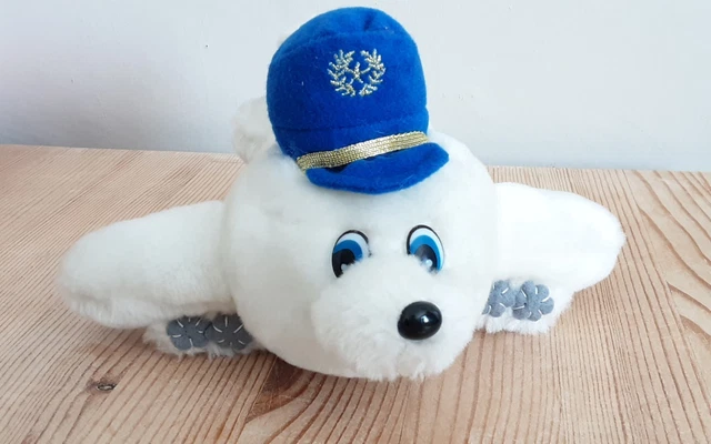 SABENA AIRLINES WHITE Plush Aeroplane Soft Toy Plane Captain Rare ...