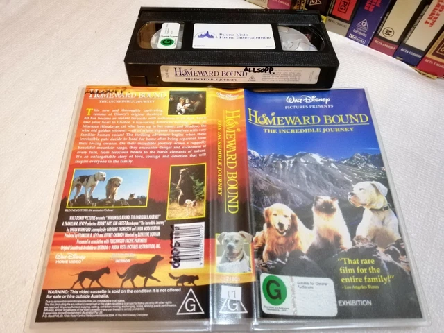 HOMEWARD BOUND: THE INCREDIBLE JOURNEY - Rare Australian Disney ...