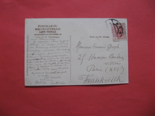 AUTOGRAPHE ; LOUIS Thomas(1885-1962) CPA à Fernand Gregh(1873-1960) EUR ...