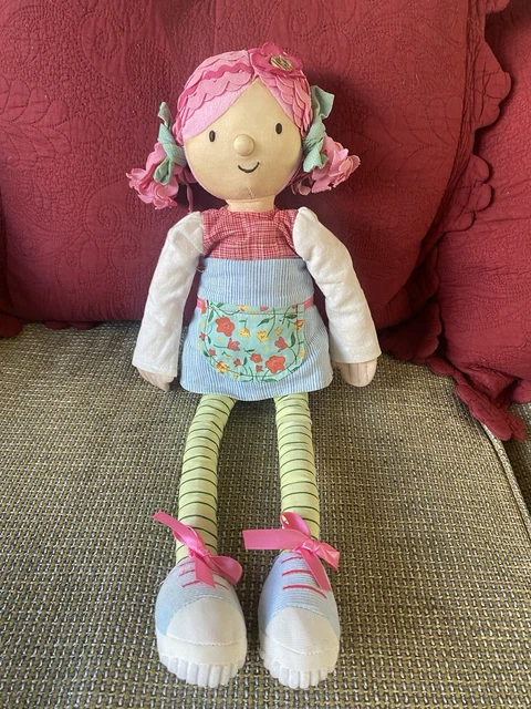 M&S MARKS AND Spencer Emily Button Rag Doll 17'' Soft Toy Plush £9.03 ...