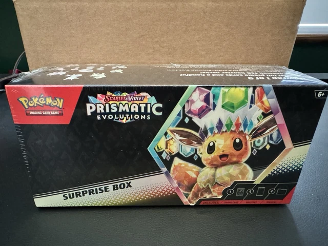 POKEMON TCG - Scarlet & Violet Prismatic Evolutions Surprise Box - NEW/SEALED £58.96 - PicClick UK