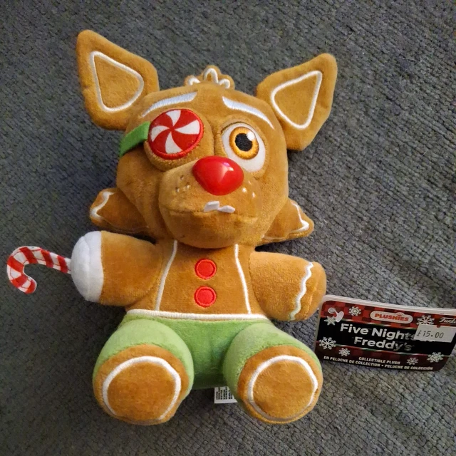 FIVE NIGHTS AT Freddys FNAF Holiday Gingerbread Foxy Plush Soft Toy ...