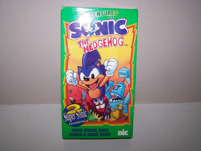 ADVENTURES OF SONIC The Hedgehog VHS Super Sonic Search Smash Squad DIC ...