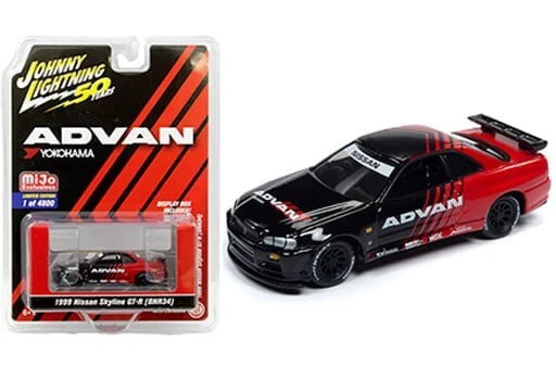 MINICAR 1/64 MIJO Exclusive Nissan Skyline GT-R R34 ADVAN / YOKOHAMA [JLCP7217] EUR 60,44 ...
