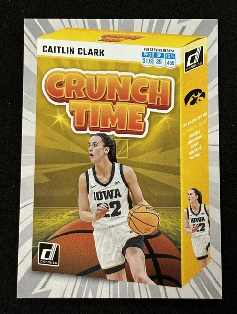 CAITLIN CLARK 2024 Panini Collection Crunch Time # SS- CT2 Iowa ...