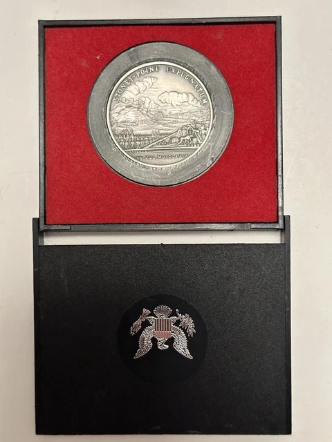 U.S. MINT GENERAL Anthony Wayne America's First Medal Pewter Coin w ...