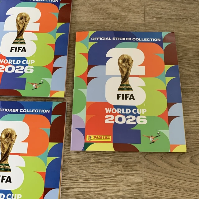 PANINI FIFA WORLD Cup 2026 Sticker Collection - Album + 6 Stickers ...