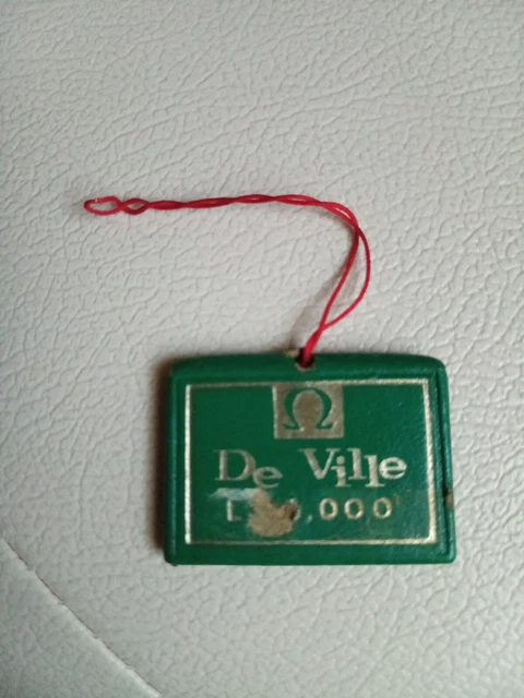 OMEGA DE VILLE Tag Targhetta Label Plate Vintage Originale EUR 15,00 ...