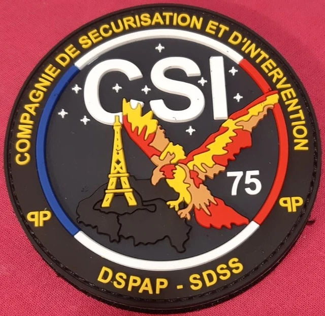 ÉCUSSON POLICE NATIONALE CSI PVC EUR 22,00 - PicClick FR