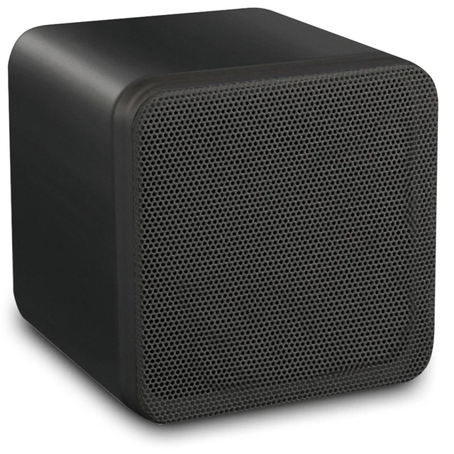 E-AUDIO B406A BLACK 4-Inch Mini Box Hi-Fi Speakers for Home Cinema ...