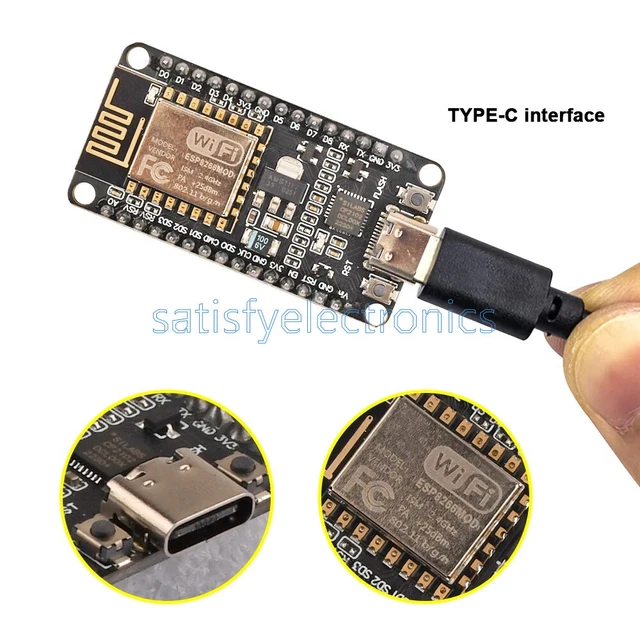NODEMCU V3 ESP8266 Serial Module CP2102 ESP-12E WiFi Development Board ...