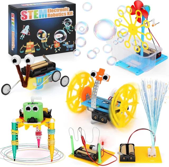 STEM ROBOTICS SCIENCE Kits for Kids 6-12,6 Set STEM Toys for Boys Girls ...