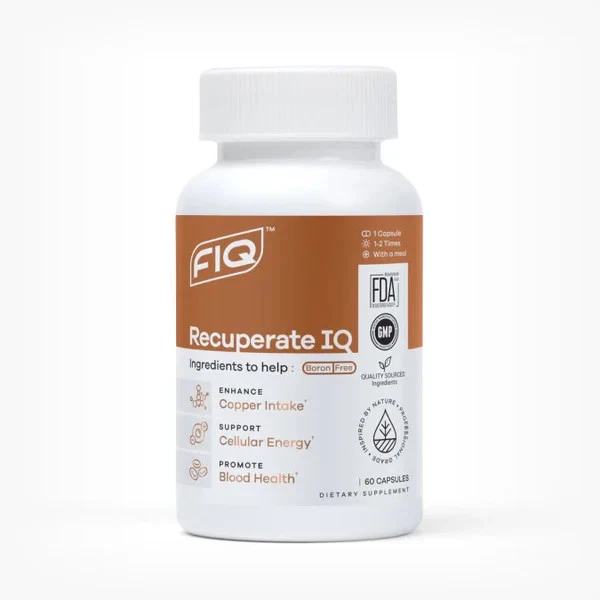 FORMULA IQ (FIQ) – Recuperate IQ – Copper Bisglycinate – Borron Free £ ...