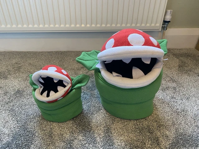 SUPER MARIO PIRANHA Plant Plush Hand Puppets Giant And Small £37.10 ...