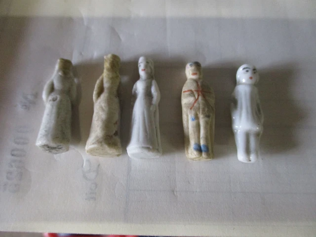 LOT DE CINQ fèves anciennes fève EUR 4,99 - PicClick FR