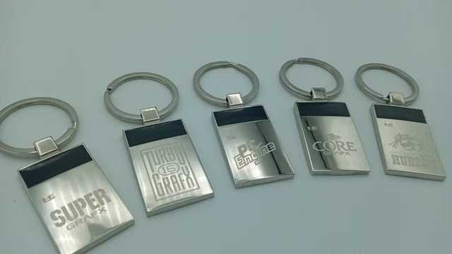 NEC PC ENGINE LT Hucard Coregrafx Turbografx Key Ring / Key Chain metal ...
